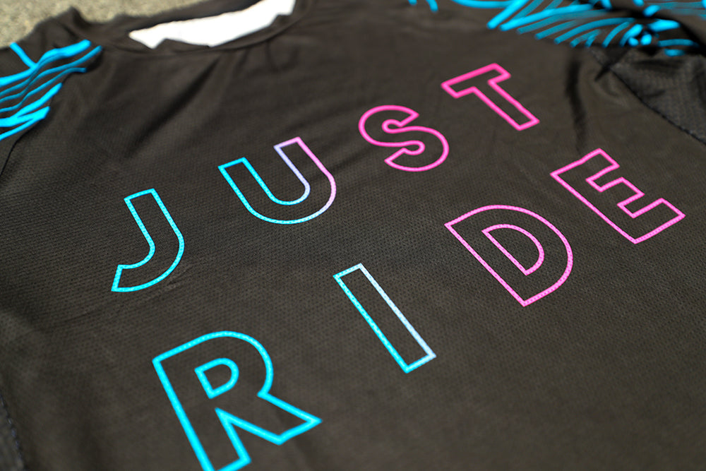 Raymond Warner Just Ride Gradient Jersey Cyan/Pink