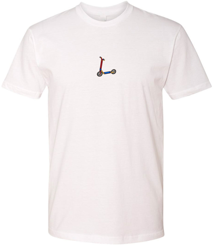 Mini Scooter Embroidered T Shirt - Raymond Warner